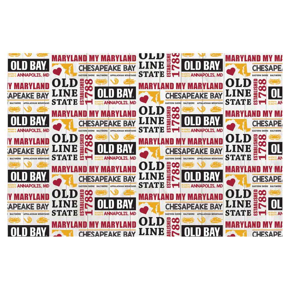 Typography Place Mat – Maryland My Maryland